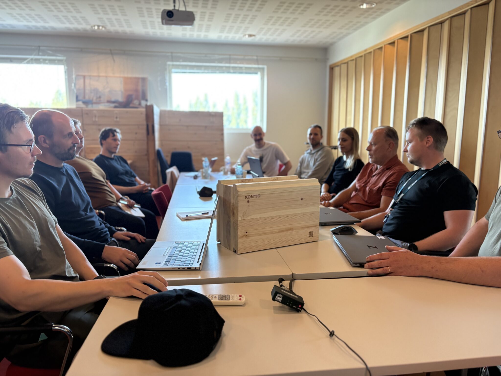 Visiting Kontiotuote Oy and kicking off our log optimiser project ...